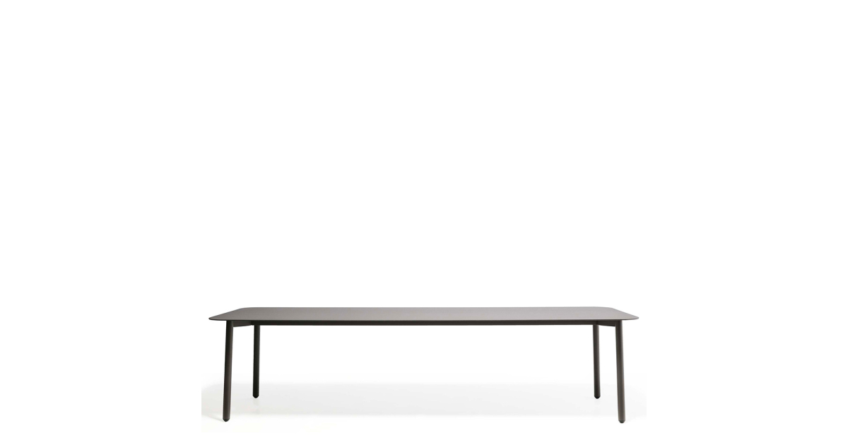 Starling dining table, ceramics 6mm, 300x100x74 pearl - stone white ...