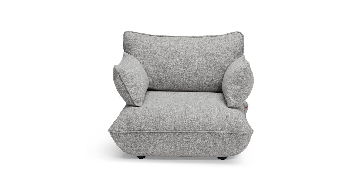 Sumo Loveseat Mingle grid stone | Konsepti.com