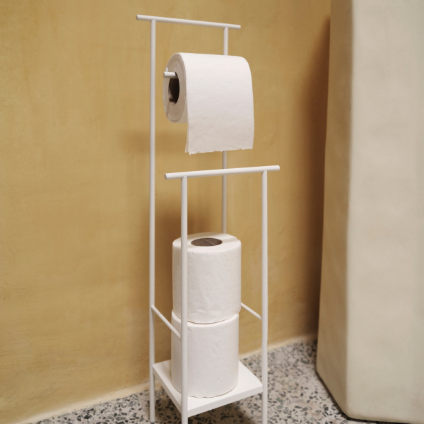 Dora Toilet Paper Holder - Shelf cashmere | Konsepti